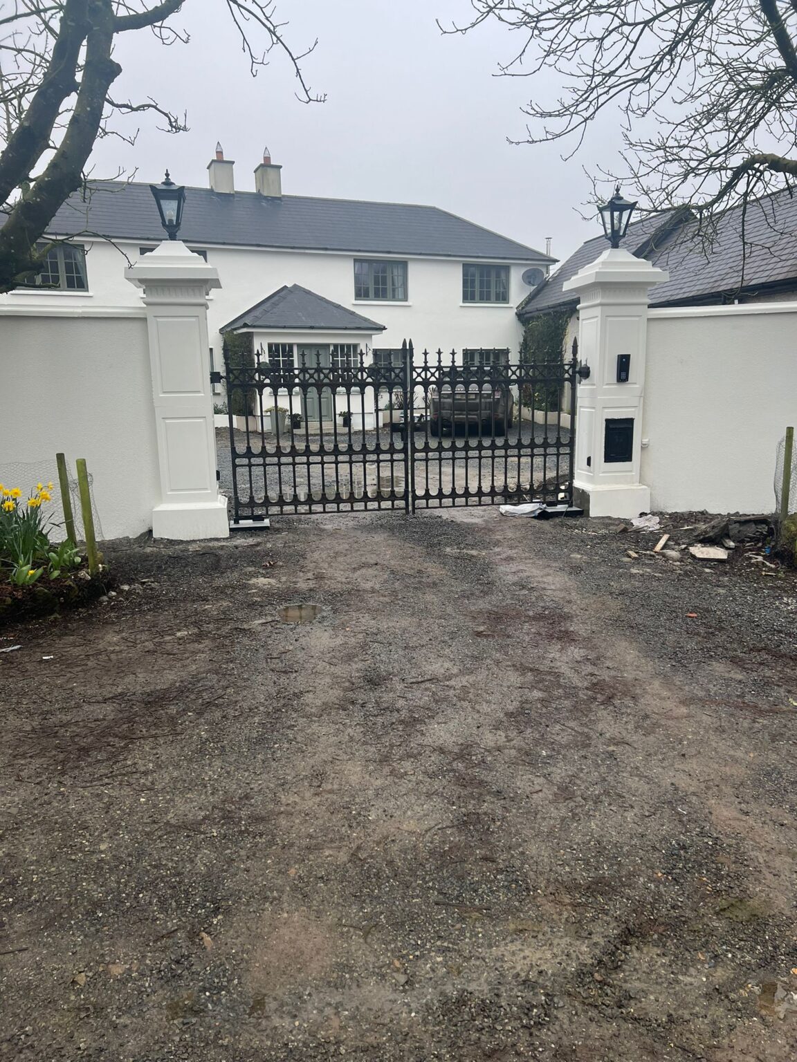 Square Entrance Pier (double height) – Ornate - Delaney Concrete