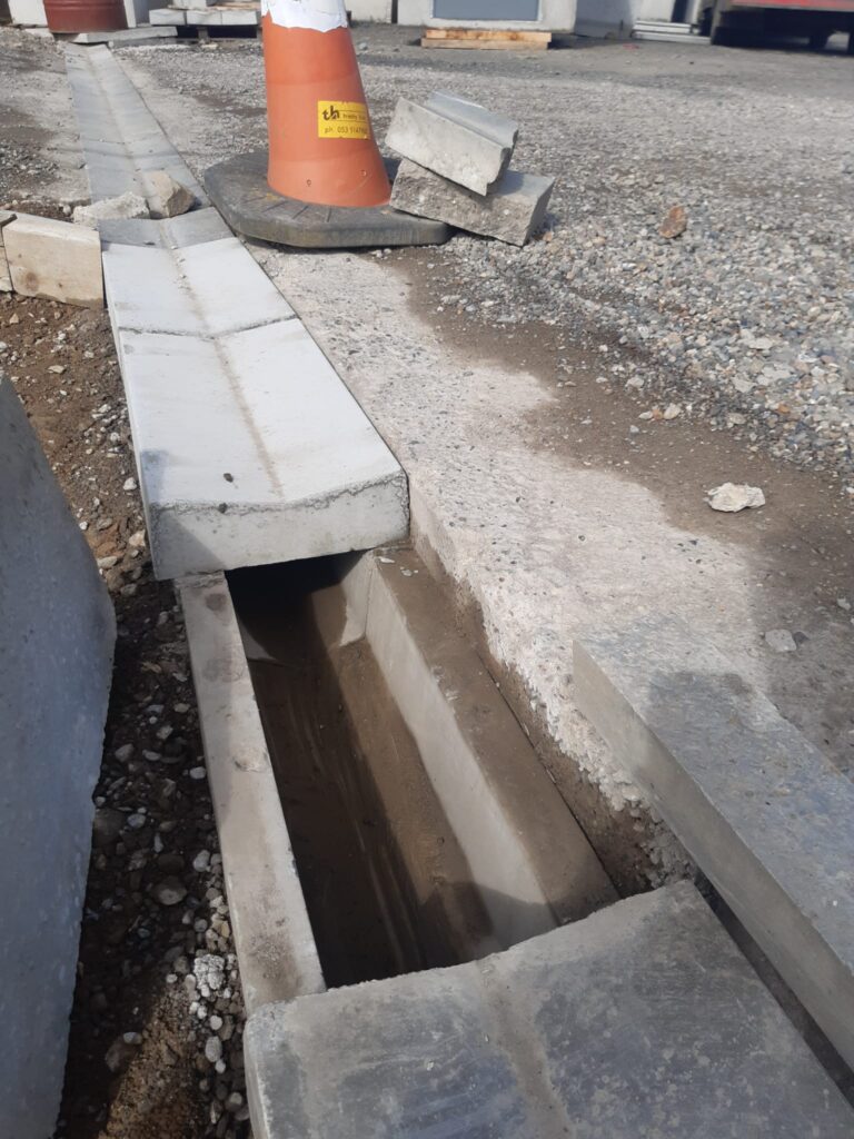 Drainage Channel Bottom - Delaney Concrete